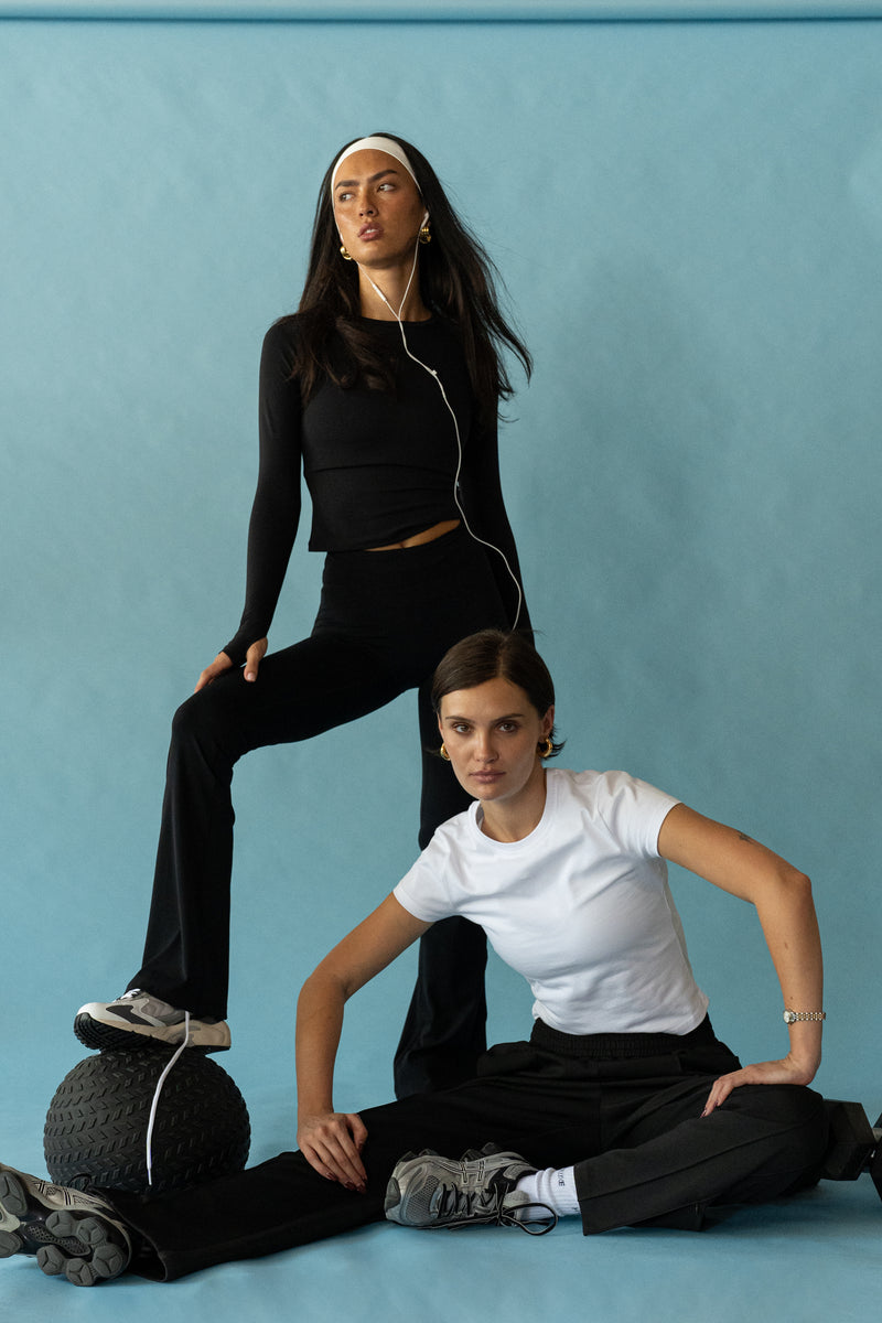 HyperLuxe Shape Flare Legging- Black– HyperLuxe Activewear