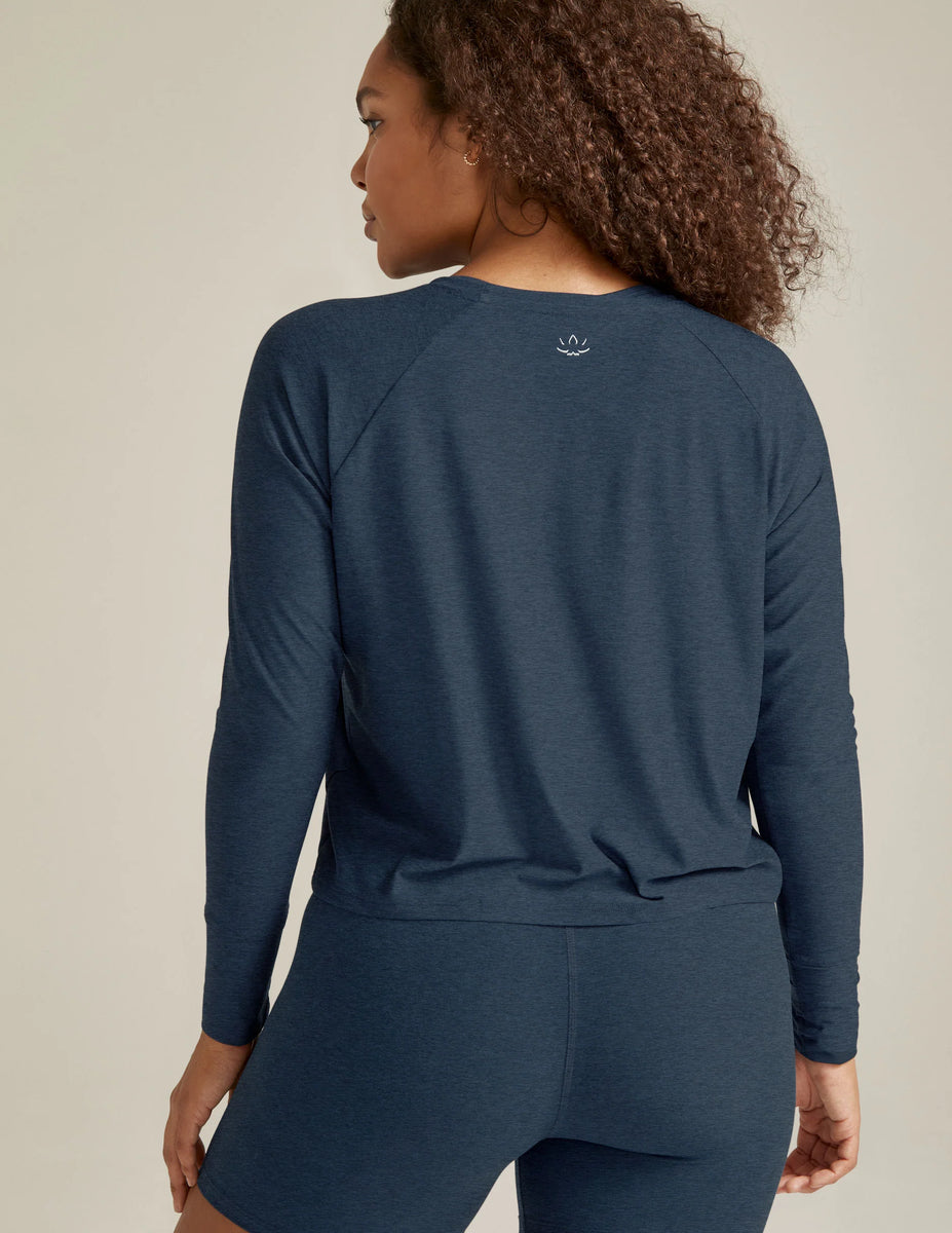 Beyond Yoga Featherweight Daydreamer Pullover- Nocturnal Navy ...