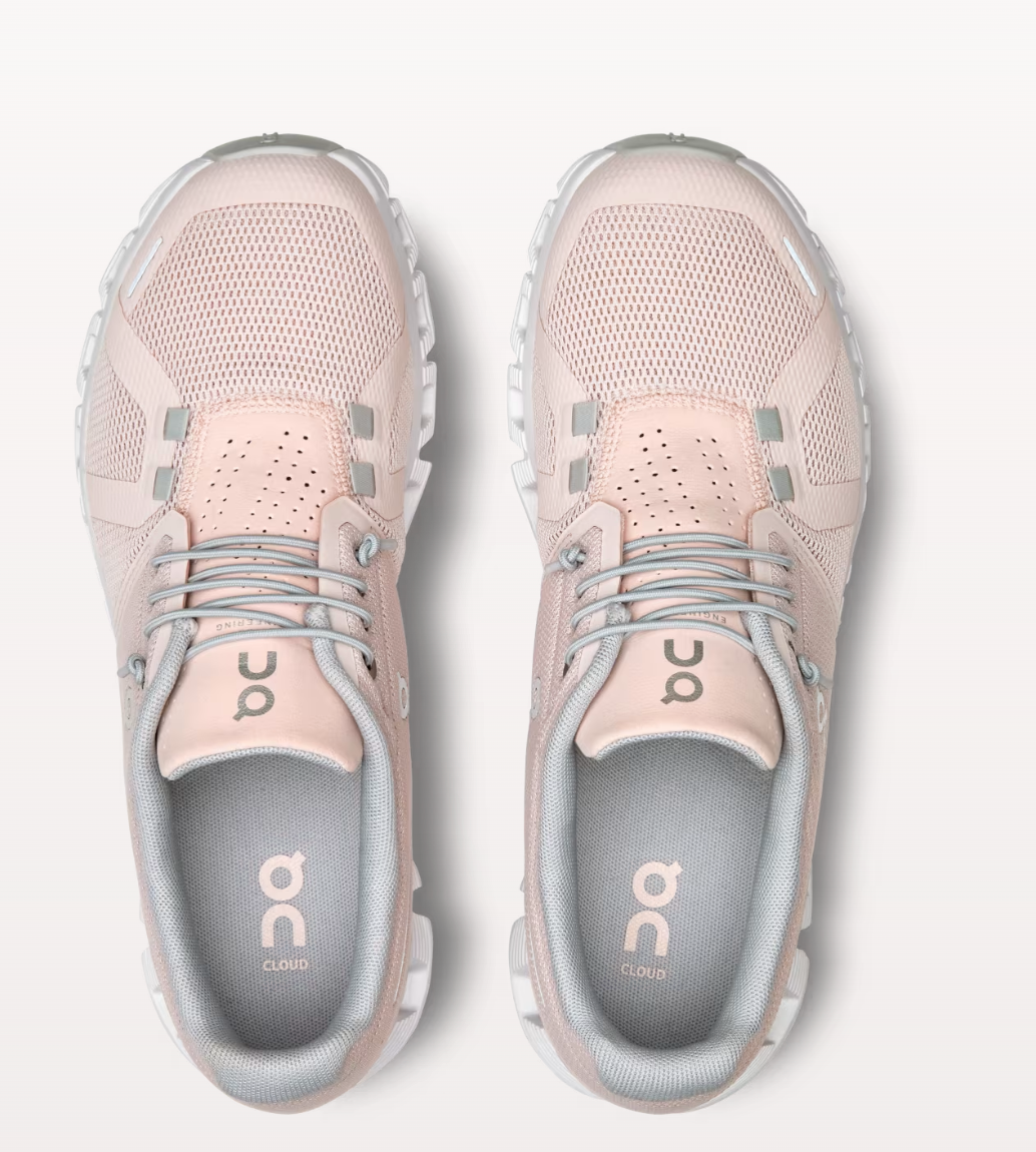 On Running Cloud 5 Women's Sneaker- Shell/ White– HyperLuxe Activewear