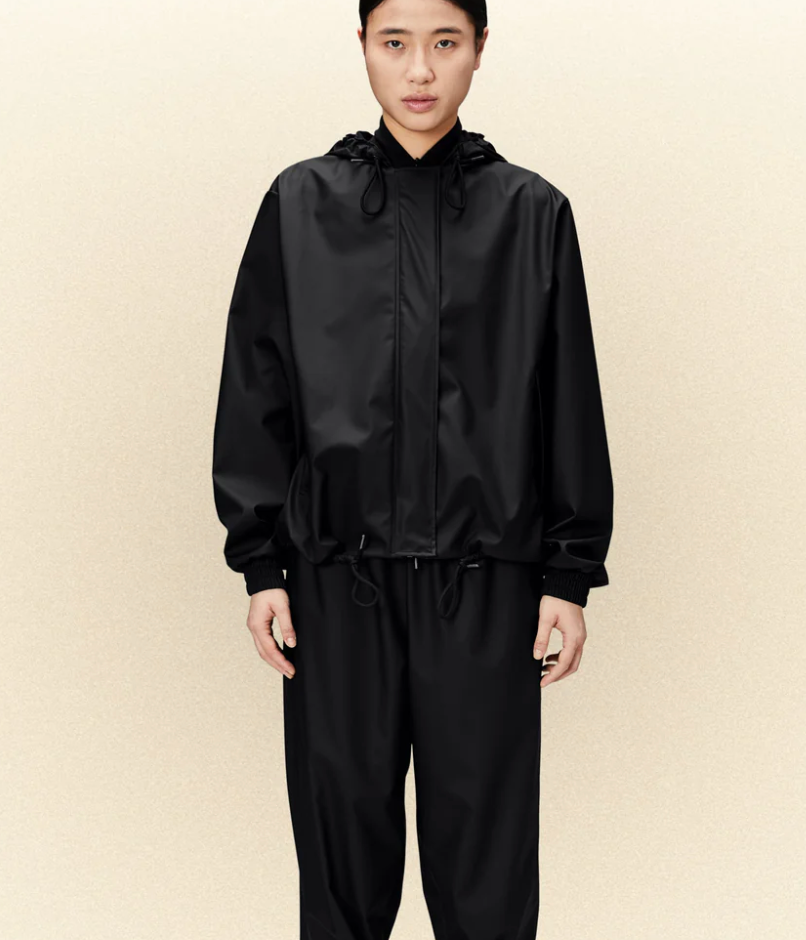 Rains String Women's Jacket- Black– HyperLuxe Activewear