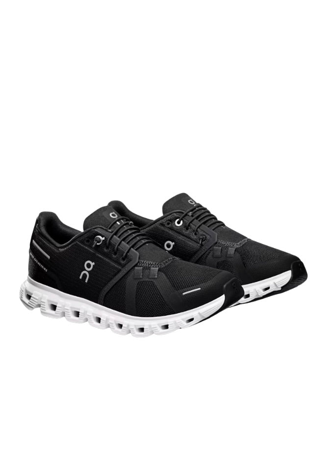 On Running Cloud 6 Women's Sneaker- Black/ White– HyperLuxe Activewear