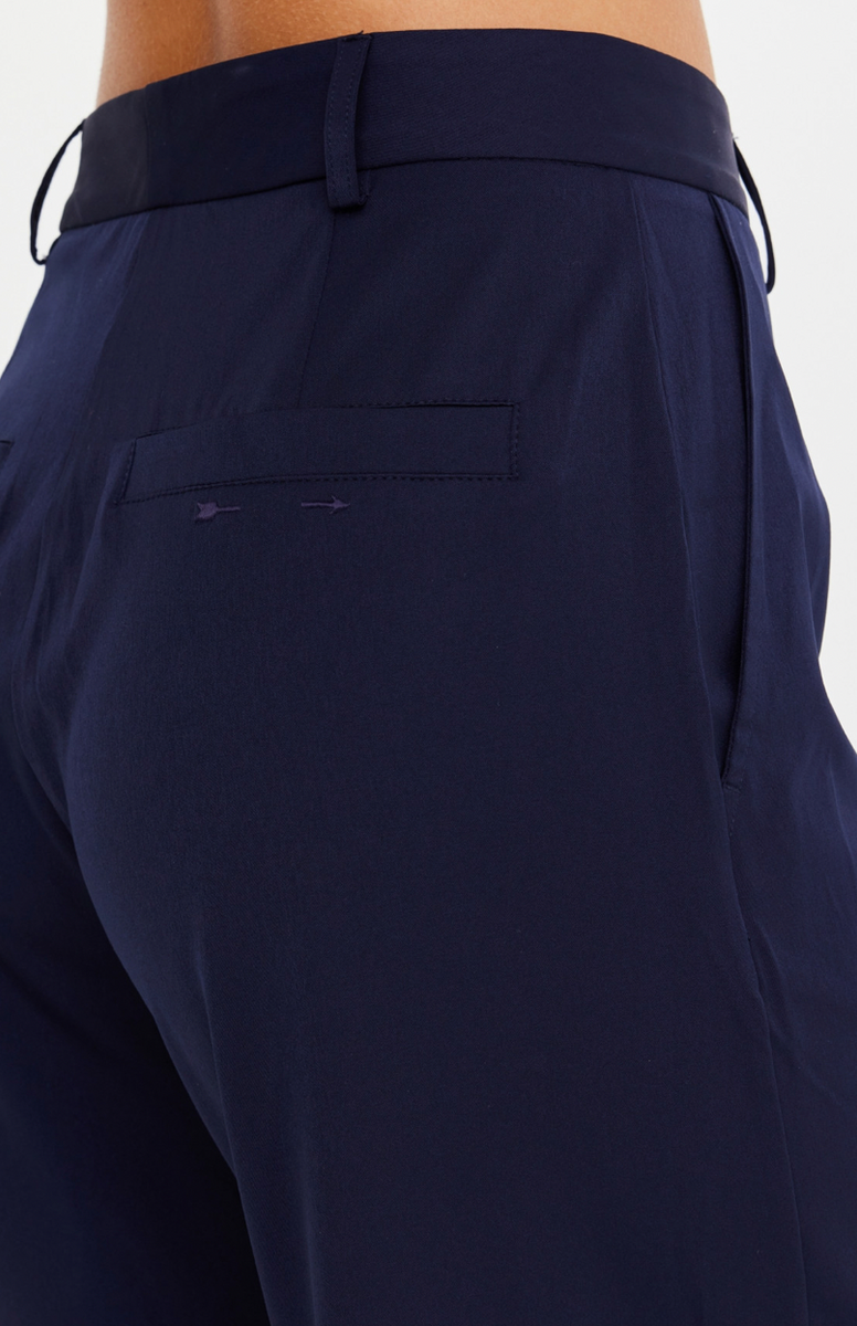 The Upside Mira Wide Leg Pant- Navy– HyperLuxe Activewear