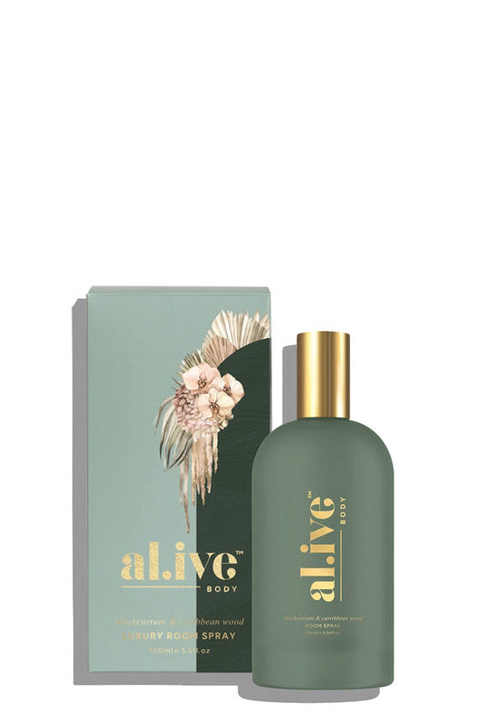 Al.ive Body Room Spray - Blackcurrant & Caribbean Wood– HyperLuxe ...